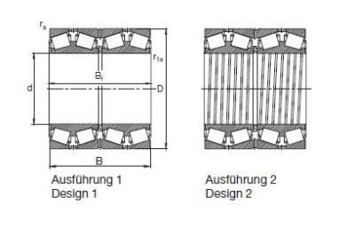 China 46791DW 720 721D Four Row Tapered Roller Bearing 165.1x225.425x168.275mm for Rolling Mills for sale
