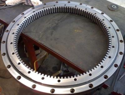 China XSI140644N Crossed Roller Slewing Bearing with Internal Gear 714x546x56mm for sale