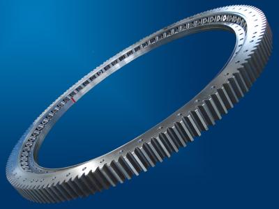 China MTE-870 Slewing Bearing 34.25in Bore Four Point Contact Ball with External Gear for sale