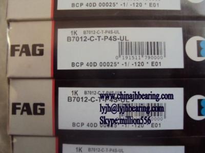 China FAG B7012-C-T-P4S-UL Machine Tool Spindle Bearing 60x95x18mm P4S Precision for sale