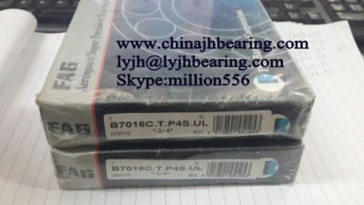 China FAG B7016-C-T-P4S-UL Machine Tool Spindle Bearing 80x125x22mm P4S Precision for sale