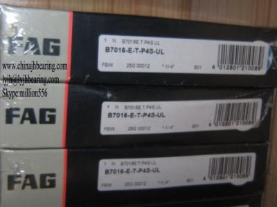 China FAG B7016-E-T-P4S-UL Machine Tool Spindle Bearing 80x125x22mm P4S Precision for sale