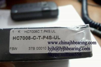 China FAG HC7008-C-T-P4S-UL Main Spindle Bearing 40x68x15mm P4 Grade Ceramic Ball for sale