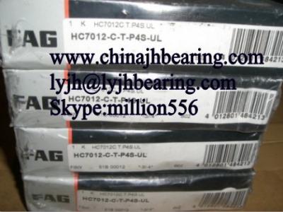 China HC7012-C-T-P4S-UL Angular Contact Ball Bearing 60x95x18mm P4 Grade Ceramic Balls for sale