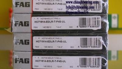 China FAG HC71914-EDLR-T-P4S-UL Angular Contact Ball Bearing 70x100x16mm Ceramic Ball P4S Precision for sale