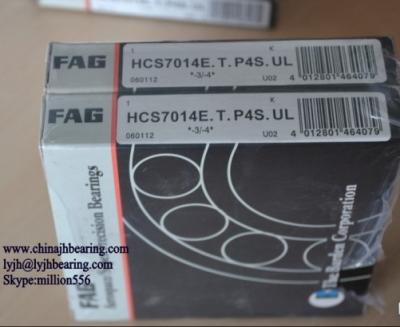 China FAG HCS7014-E-P4S-UL Angular Contact Ball Bearing 70x110x20mm Ceramic Ball P4S Precision for sale