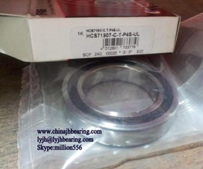 China FAG HCS71907-C-T-P4S-UL Angular Contact Ball Bearing 35x55x10mm Ceramic Balls Sealed for sale