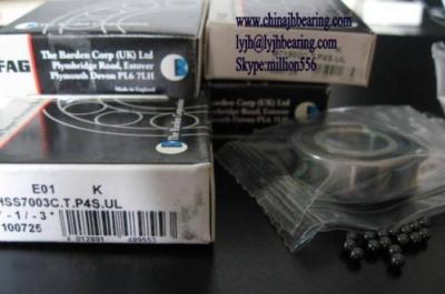 China FAG HSS7003 C T P4S UL High Precision Spindle Bearing 17x35x10mm P4S for sale