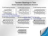 China Tandem Axial Bearing F-205274.T8AR 38x160x464.5mm for Extruder Gearboxes for sale