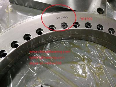 China YRT395 Rotary Table Bearing 525x395x65mm P4 Precision Grade Brass Cage for Industrial Machinery for sale