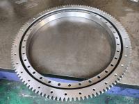 China Stainless Steel Turntable Bearing 742.3x572x56mm Four Point Contact Ball Slewing Bearing for sale