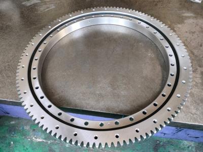 China Stainless Steel Turntable Bearing 742.3x572x56mm Four Point Contact Ball Slewing Bearing for sale