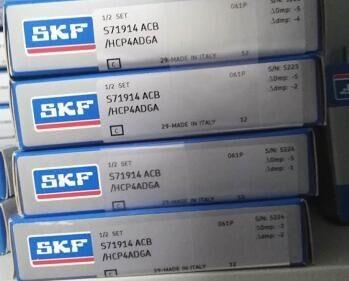 China SKF Original Machine Tool Spindle Bearing S71914ACB/HCP4ADGA 70x100x16mm P4A Precision for sale