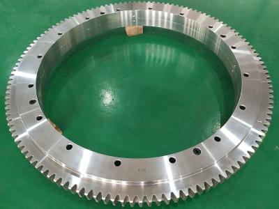 China Four Point Contact Ball Slewing Bearing 1198.4x984x56mm External Gear 148 Teeth for sale