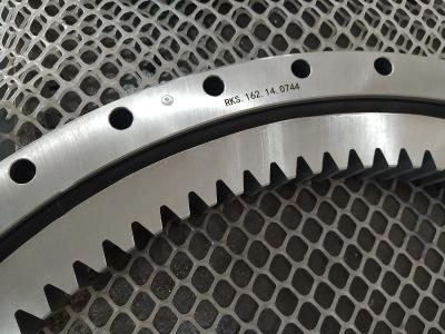 China Turntable Roller Bearing Ring With Gear Teeth RKS.162.14.0744 for sale