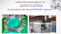 China Crossed roller bearing XR820060 with size 760X580X80mm for CNC rotary table for sale
