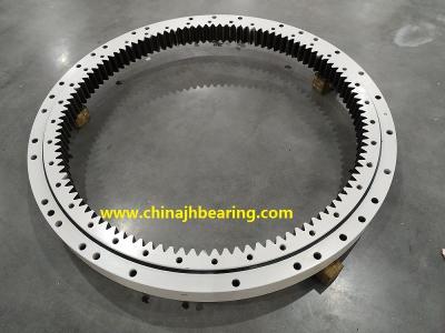 China 142DBS101Y Four Point Contact Ball Slewing Bearing 1750x1424x120mm Internal Gear for sale