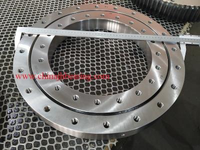 China 787/1000G2 Single Row Four Point Contact Ball Slewing Bearing 1000x1250x100mm for sale