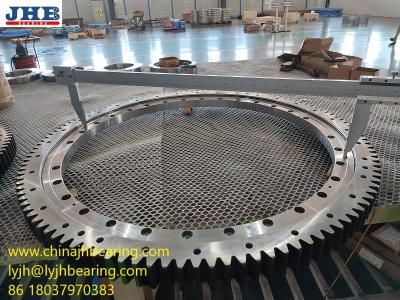 China Slewing Ball Bearing 1230x980x70mm External Teeth for Erich Mixer Machine for sale