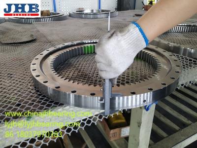 China 7914 Turntable Ball Bearing Internal Teeth 660x466x70mm Four Point Contact for sale