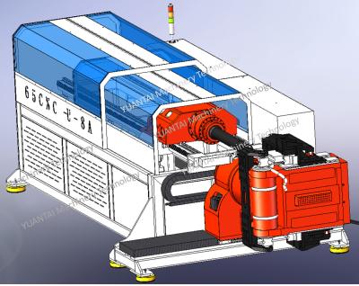 China 3D Simulation Pipe Bending Equipment CNC45XE Left And Right Coaxial Tube Bender for sale