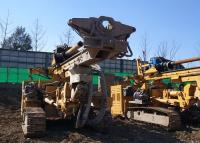 China Mobile 100m Deep Hydraulic Rotary Drilling Rig for sale