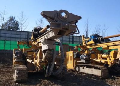 China Mobile 100m Deep Hydraulic Rotary Drilling Rig for sale