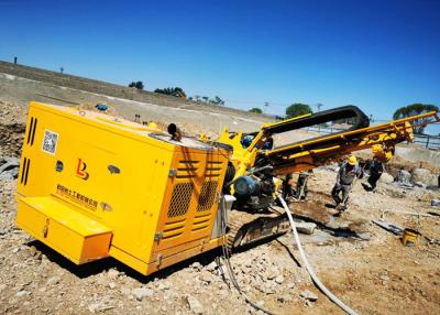 China Rotary  Crawler 100m Depth Percussion Drill Rig for sale