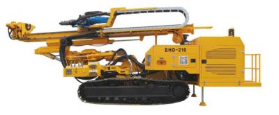 China Hydraulic Highway Drill Rig With Double Speed Tramming Motor BHD - 210 for sale