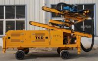 China 100rpm Freezing Borehole Soil Drill Rig In Yellow for sale