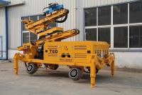 China 70kw Four Wheel Hydraulic Driven Soil Drill Rig for sale