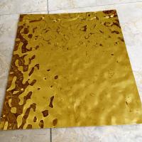 China 210 316 316H Decorative Stainless Steel Water Ripple Plate Sheet Rectangular for sale