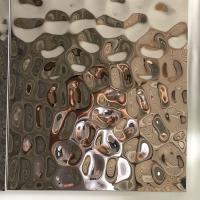 China Metal Decorative Stainless Steel Mirror Sheet 416 431 Grade 0.8Mm Water Ripple for sale
