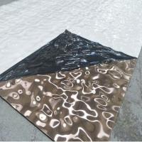 China Metal Decorative Stainless Steel Mirror Sheet 416 431 Grade 0.8Mm Water Ripple for sale