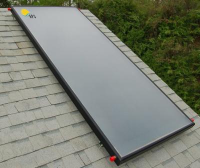 China Black Chrome Flat Plate Solar Collector 2m x 1m High Efficiency TiNOX Absorber for sale