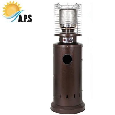 China Outdoor Gas Patio Heater 48000 BTU Round Flame Heater with Powder Coated Finish for sale
