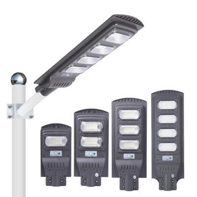 China All In One Solar Street Light 30W 60W 90W 120W IP65 Waterproof 5730 High Lumen Outdoor Lamp for sale