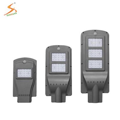 China All In One Solar LED Street Light 20W 40W 60W IP65 Waterproof 3535 Outdoor Lamp for sale
