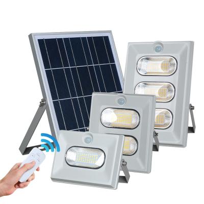China LED Stadium Flood Light Fixture ABS Housing IP65 Waterproof 50W 100W 150W Solar Flood Light SFLB for sale