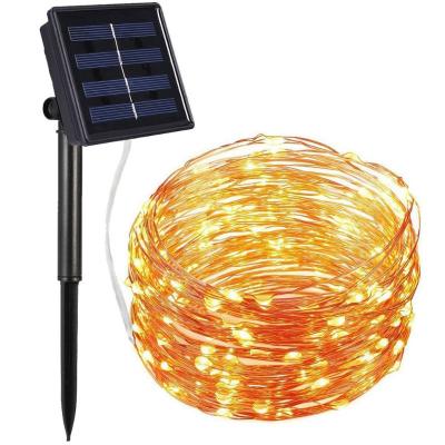 China 10M 100 LED Solar String Light Waterproof Fairy Garden Outdoor Christmas Decoration for sale