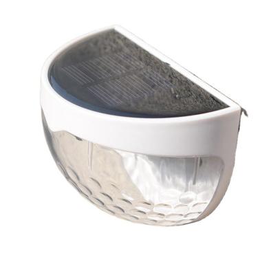 China IP65 Waterproof Outdoor Solar Wall Light Semi-circle Solar Fence Stair Light 60 LED for sale
