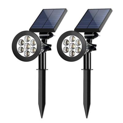 China Waterproof IP65 Outdoor 7LED Solar Spike Light Lawn Lamp Path Spotlight 200lm for sale