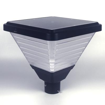 China 20W IP65 Waterproof Aluminum All In One Outdoor Cube Solar Garden Light with Remote Control for sale