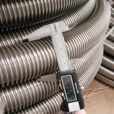 China Stainless Steel 304 Corrugated Hose 1 1/2 to 2 1/2 Inch Flexible Pipe for Industrial Use for sale