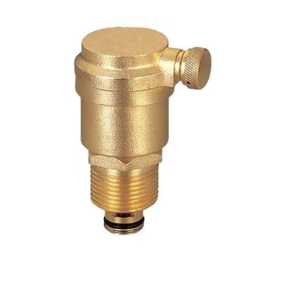 China Adjustable Brass Air Release Vent Valve 1/2 Inch Natural Safety Valve 150 PSI for sale