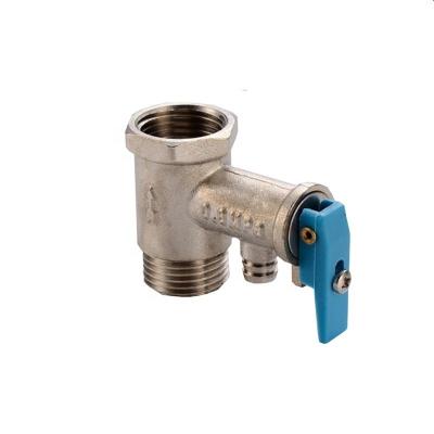 China Brass Pressure Relief Safety Valve 1/2 Inch 150 PSI Temperature and Pressure Relief Valve for sale