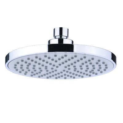 China ABS Plastic 9 Inch Round Chrome Plated Rainfall Shower Head Ceiling Overhead Bathroom Spray for sale