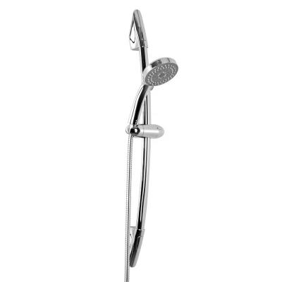 China Stainless Steel Sliding Shower Bar Set 60cm Hand Shower with 1.5m Bathroom Hose for sale
