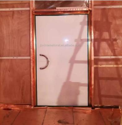 China 10-130MHz Full Frequency Range RF Shielded Door with 100dB High Attenuation and Copper Foil Shielding for sale