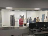China 2400 X900mm 1cm Thick Radiation Glass Shielding Transparent for sale